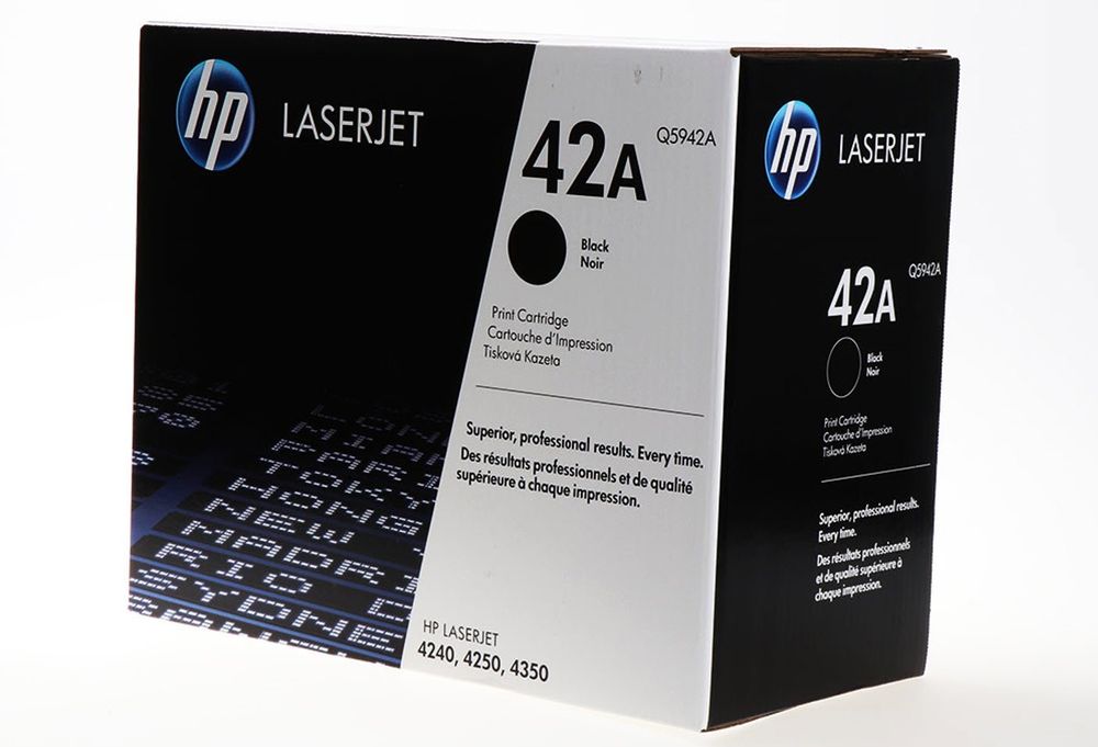 Original HP LaserJet 4240 / 4250 / 4350 Toner, Q5942A, 42A (Neu und ...