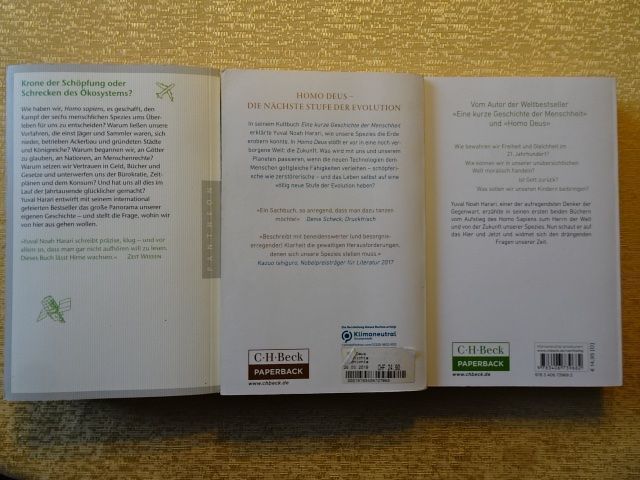 2 gebundene Bücher von Yuval Noah HARARI zur Wahl (Gebraucht) in ...