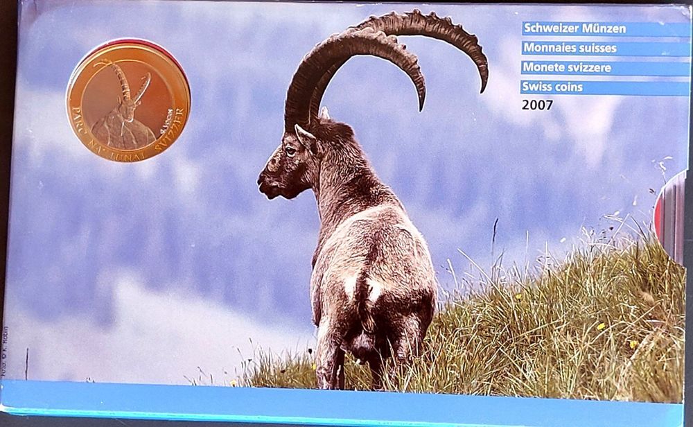 CH - Münzsatz 2007 stgl (Neu und originalverpackt) in Arch für CHF 28 – mit Lieferung auf ...