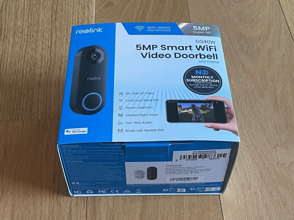 Sonnette caméra vidéo avec carillon - Reolink 5MP Wifi (Gebraucht) in ...