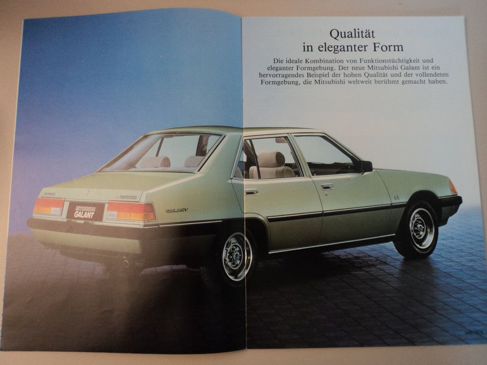 Prospekt Mitsubishi Galant 1980 | Kaufen auf Ricardo