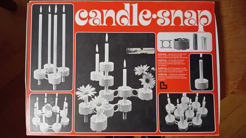 Vintage Lüthi Candle Snap transparent - années 1970, complet | Kaufen ...