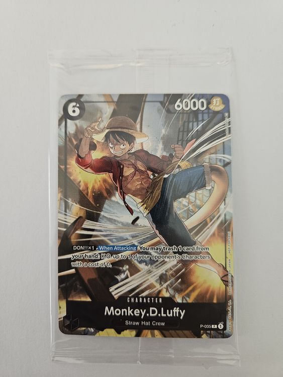 One Piece card Luffy P-035 | Kaufen auf Ricardo