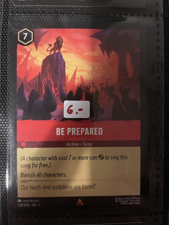 Be Prepared - Lorcana | Kaufen auf Ricardo