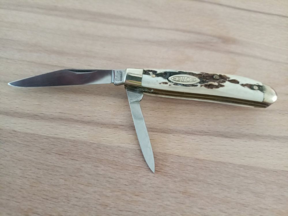 F.A Vintage Knife (Fabico, BOWER) Taschenmesser Hornschalen (Neu ...