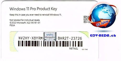 WINDOWS 11 PRO OEM 64 BIT USB + LIZENZ KEY (Neu (gemäss Beschreibung ...