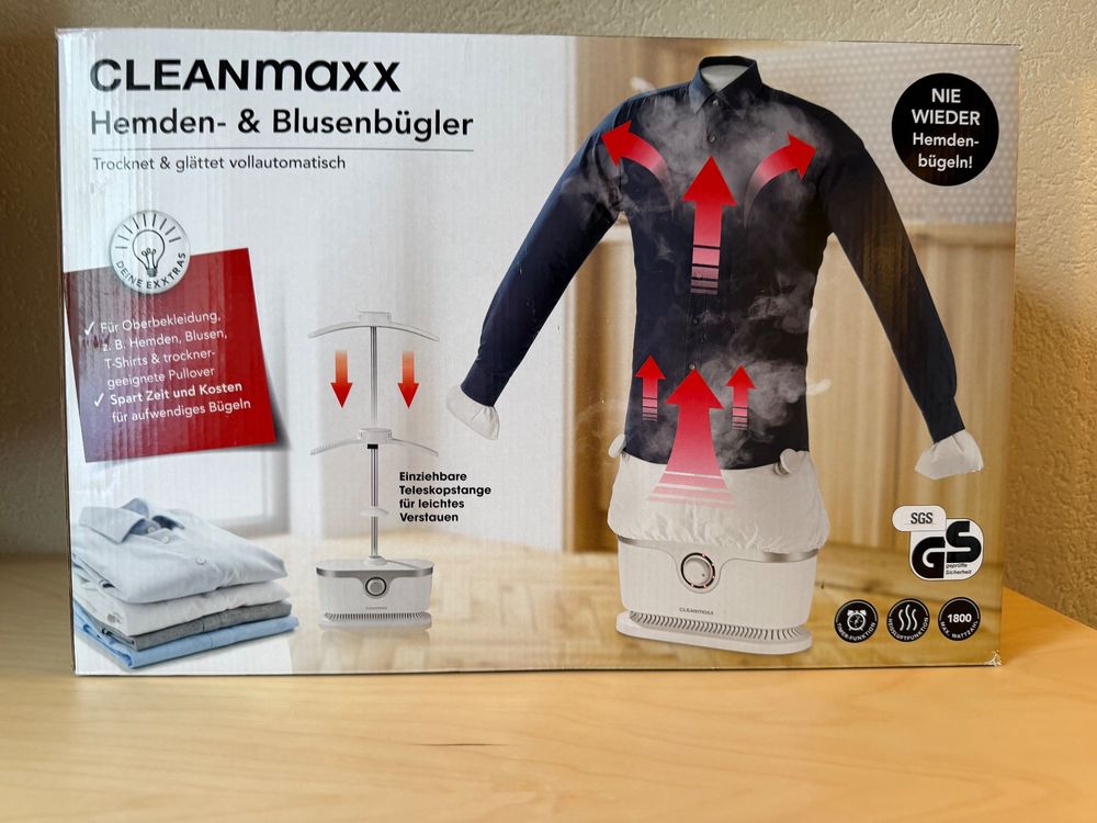 Hemdenbügler CLEANmaxx für Blusen und Hemden (Gebraucht) in Richterswil ...