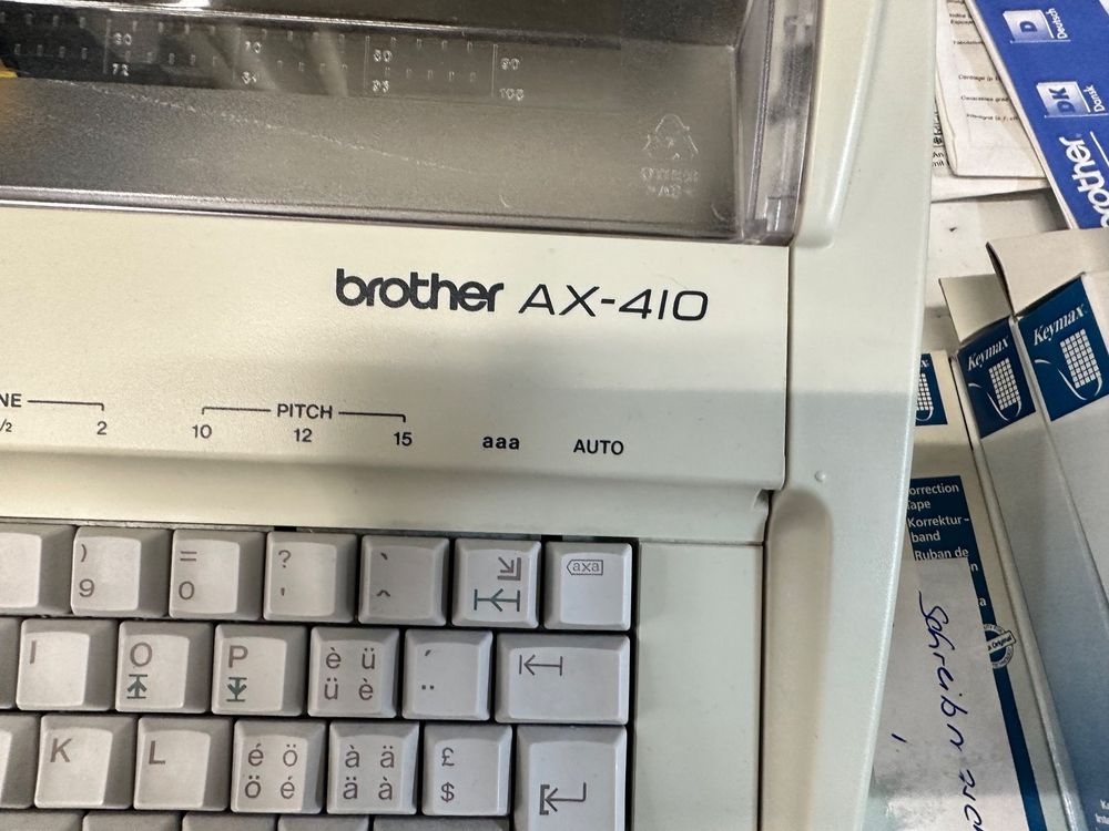 Schreibmaschine Brother AX 410 (Gebraucht) in Horw für CHF 10 – mit Lieferung auf Ricardo kaufen