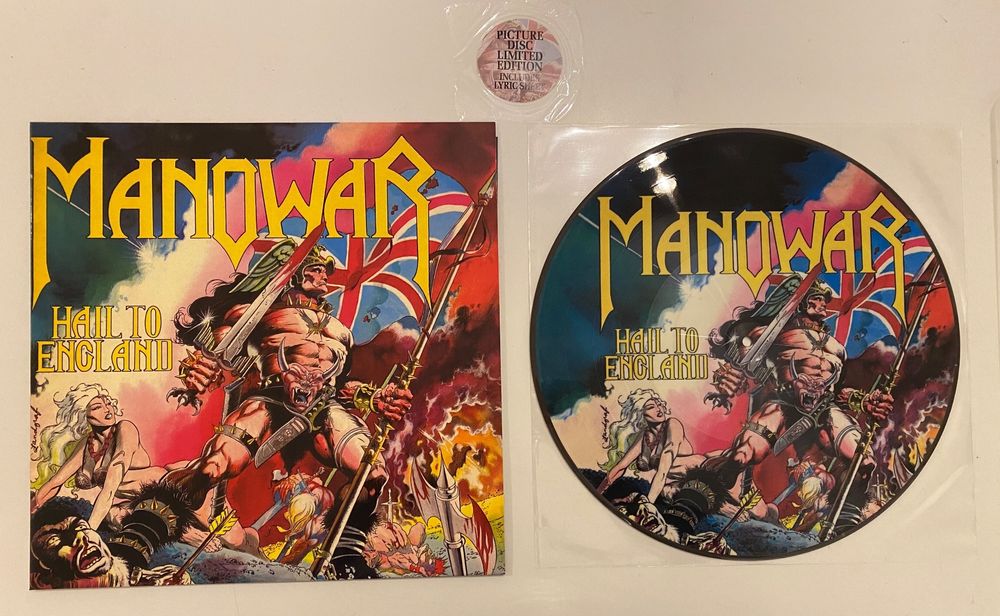 Manowar – Hail To England Picture Disc Ltd Edition (Gebraucht) in Egg b ...