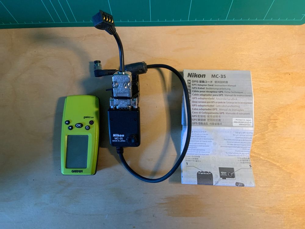 Nikon MC-35 GPS-Empfänger + Garmin Geko 201 (Gebraucht) in ...