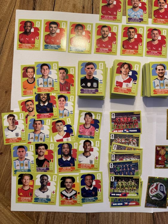 Panini FIFA WM 2026 Sticker 600+ Stück Bundle ab 1.- (Neu (gemäss ...