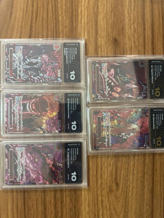 One Piece Full Set - Five Elders Foil - Graded 10 & Pristine (Neu und ...