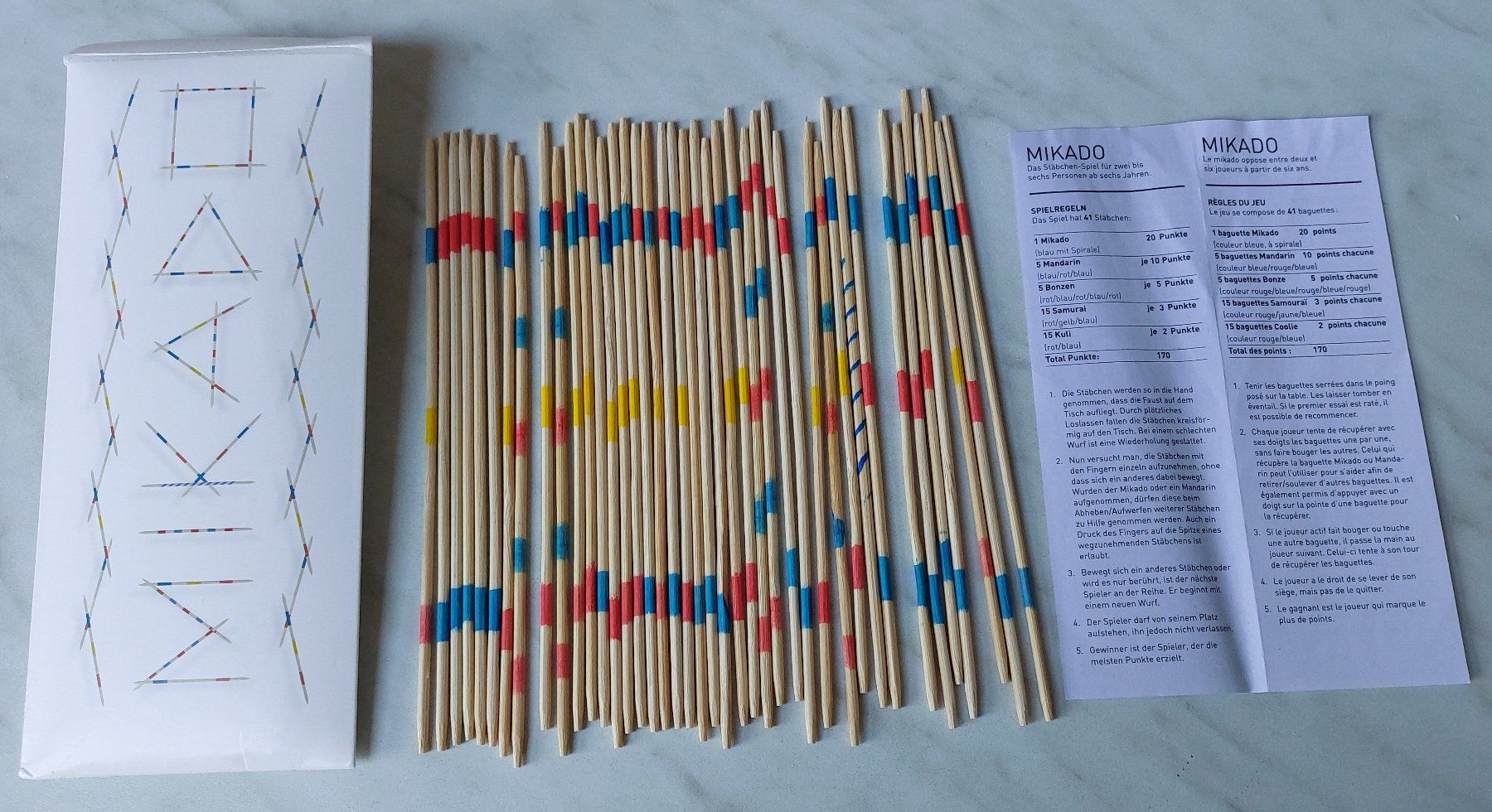 Mikado Spiel - der Klassiker für Jung und Alt, komplett! (Neu (gemäss ...