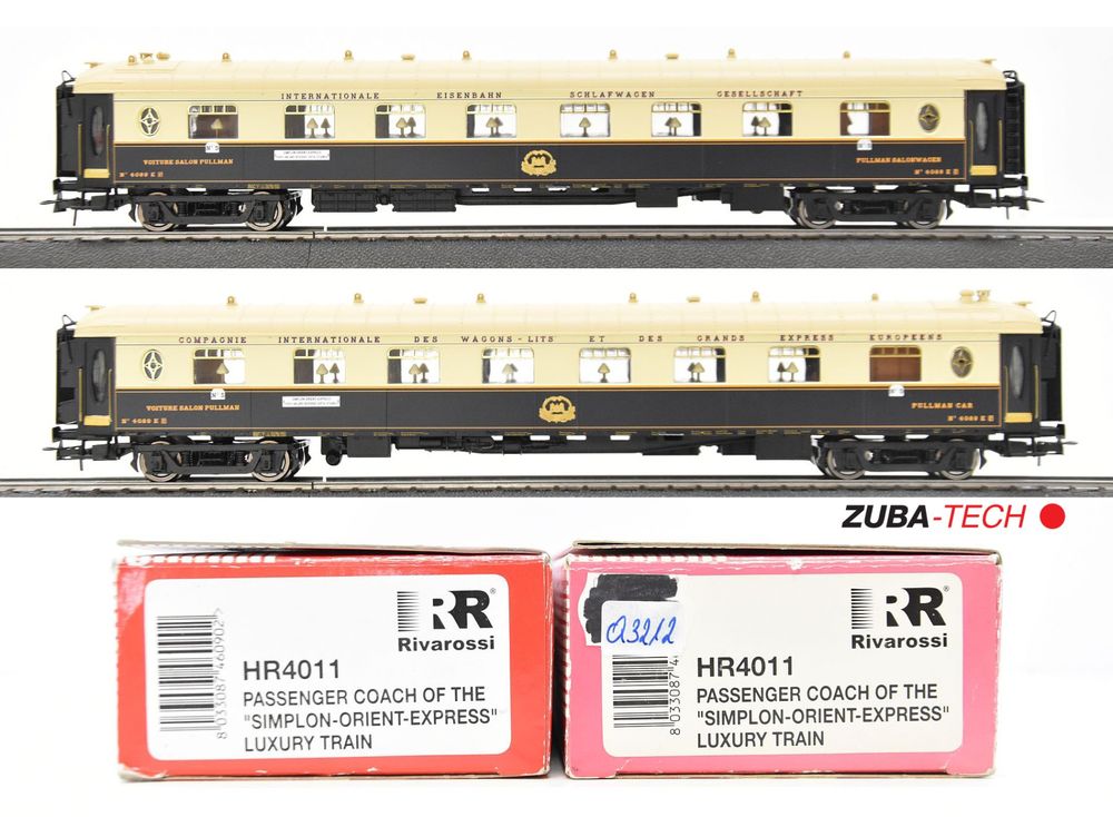 Rivarossi 2x Pulmann Personenwagen der CIWL H0 OVP (Gebraucht) in St ...