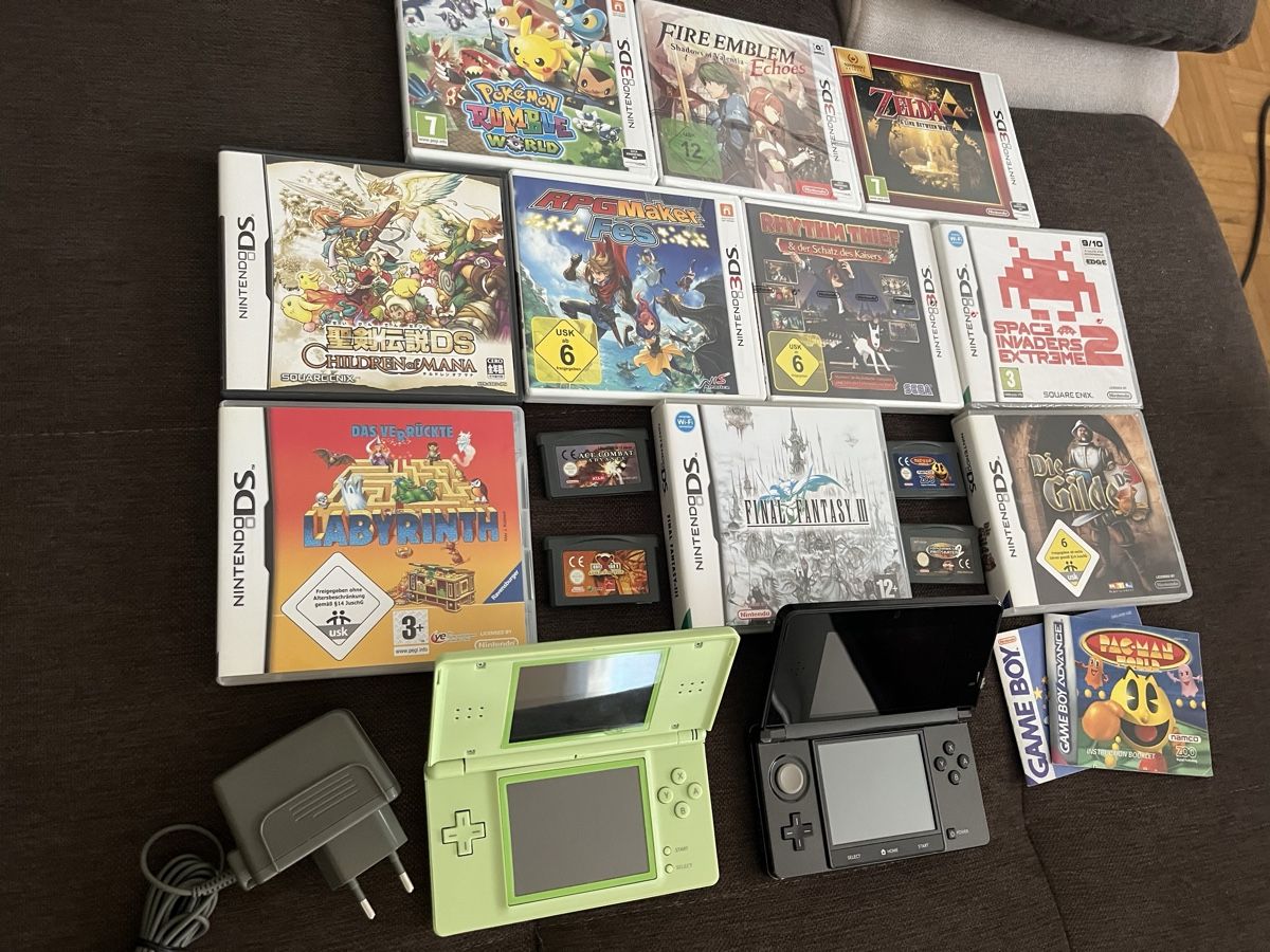 Elegantes Nintendo Ds Lite Spiele Bild