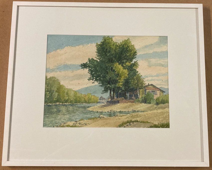 Aquarell von Bühlmann, Landschafts- Szene (ID 6460) | Kaufen auf Ricardo