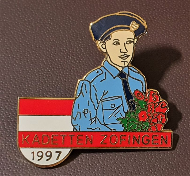 Q741 - Pin Kadetten Zofingen 1997 / Nr. 250/250 (Gebraucht) in Reinach BL für CHF 2 – mit ...