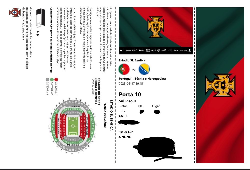Ticket Portugal vs Bosnien (Neu (gemäss Beschreibung)) in Goldau für ...