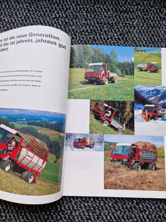 Original Prospekt Aebi Transporter Übersicht (Gebraucht) in Dürnten für CHF 25 – mit Lieferung ...