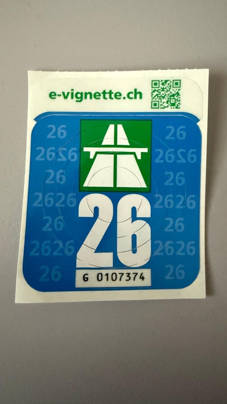 Autobahnvignette (Klebevignette) 2026 (Neu und originalverpackt) in ...