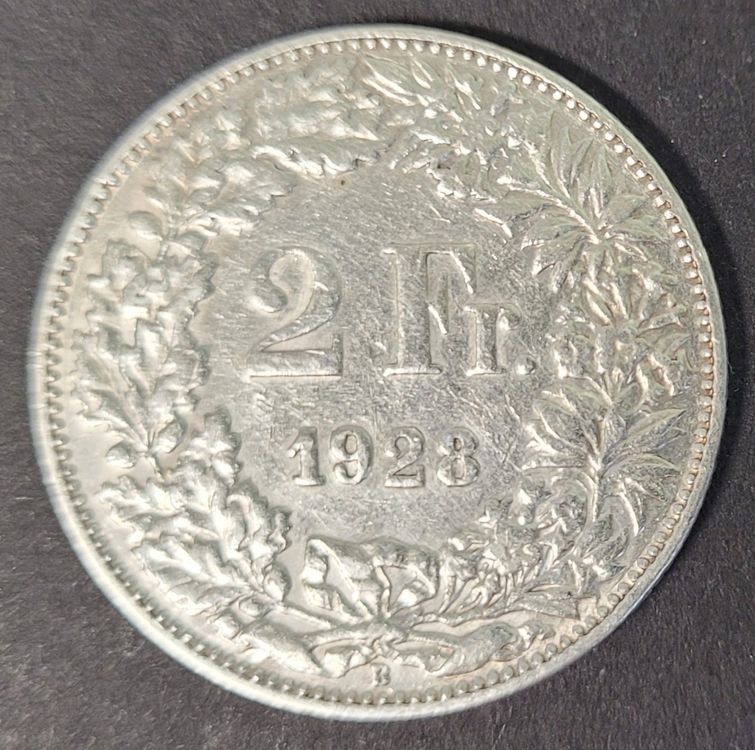 2 FRANKEN / SCHWEIZ 1928 (AUFLAGE 750'000) | Kaufen auf Ricardo