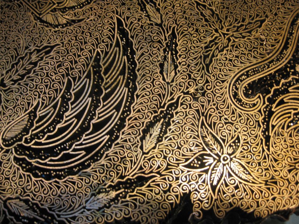 3 antike Batik Stempel aus Kupfer für Stoffdruck (Gebraucht) in Zürich ...