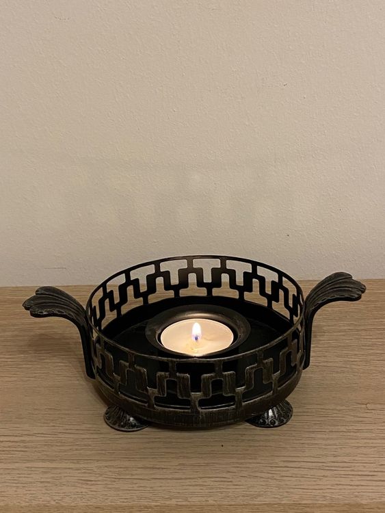 Teelichthalter aus Metall (Gebraucht) in Balsthal für CHF 5 – mit Lieferung auf Ricardo kaufen