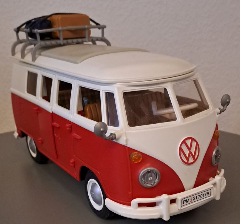 Playmobil VW-Bus rot (mit sämtlichem Zubehör) (Neu (gemäss Beschreibung ...