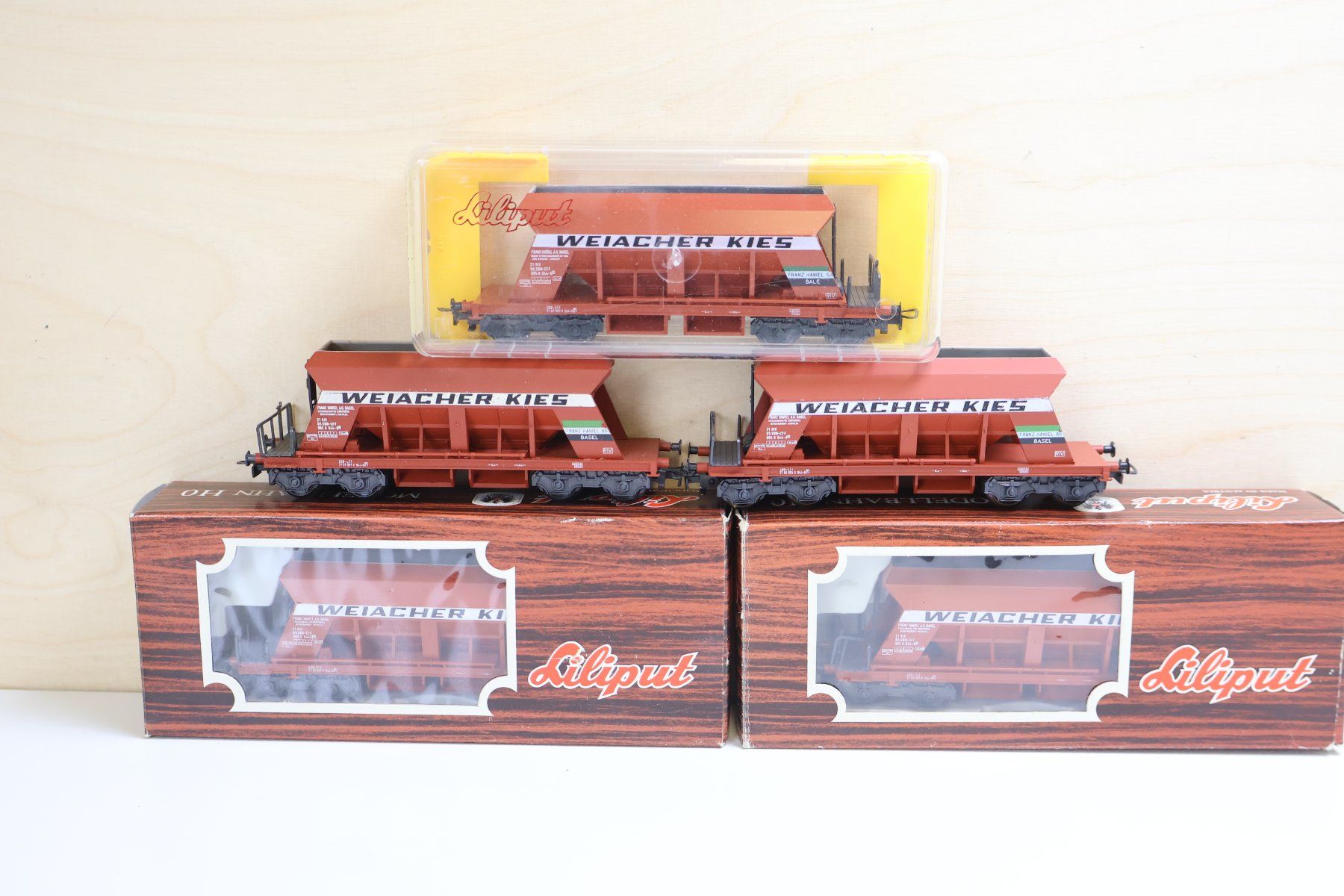 Liliput SBB 5 x Weiacher Kieswagen 246 50 H0 (Gebraucht) in Winterthur ...