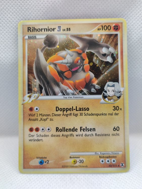 Rihornio Aufstieg der Rivalen Set Pokemon Karte Holo TCG | Kaufen auf ...