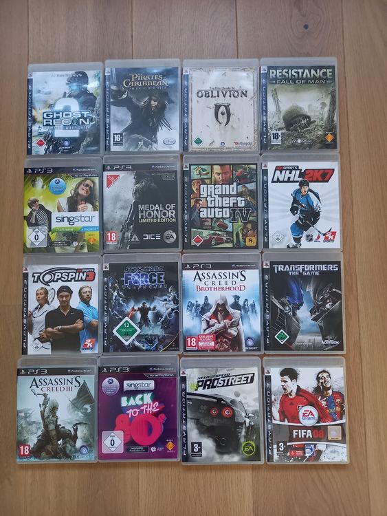 16 PS 3 Games (Gebraucht) in Merzligen für CHF 16 – mit Lieferung auf ...