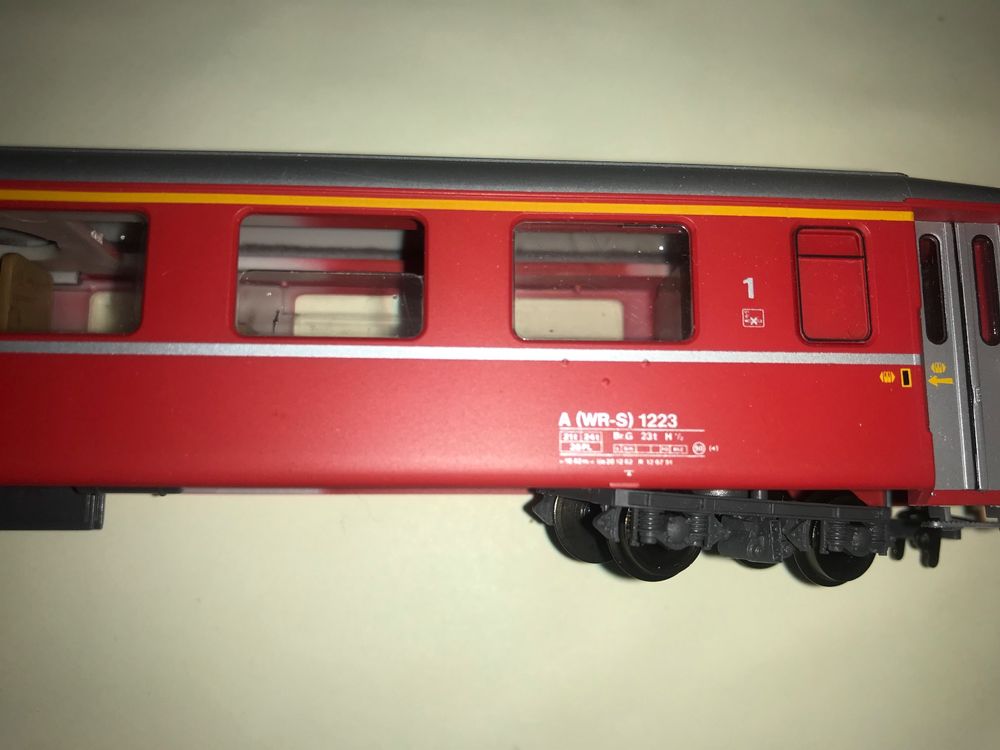 Behelfspeisewagen RhB, A(WR-S) 1223, Bemo, neuwertig mit OVP | Kaufen ...