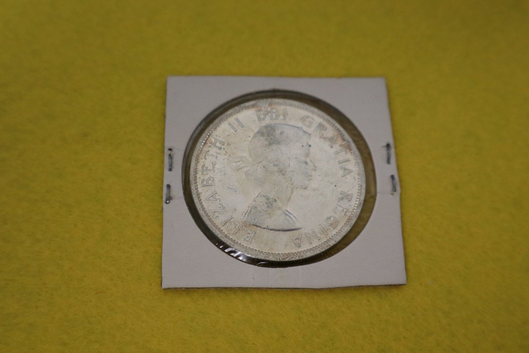 Kanada 1 Dollar 1958 – British Columbia Totem – Silber 800 (Neu (gemäss ...