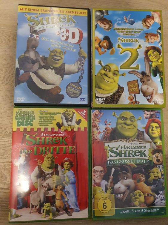Shrek Collection 4 Filme (Gebraucht) in Zürich für CHF 5 – mit ...