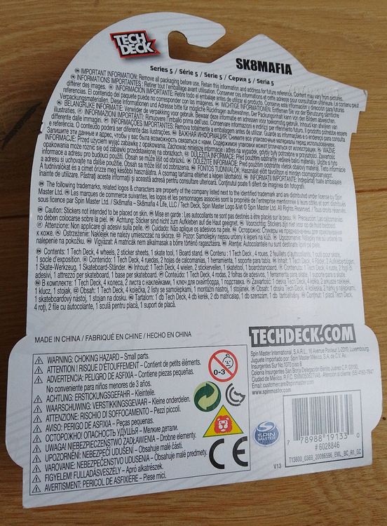 Tech Deck SK8Mafia Finger Mini Skateboard Serie5 OVP Sammler (Neu und ...