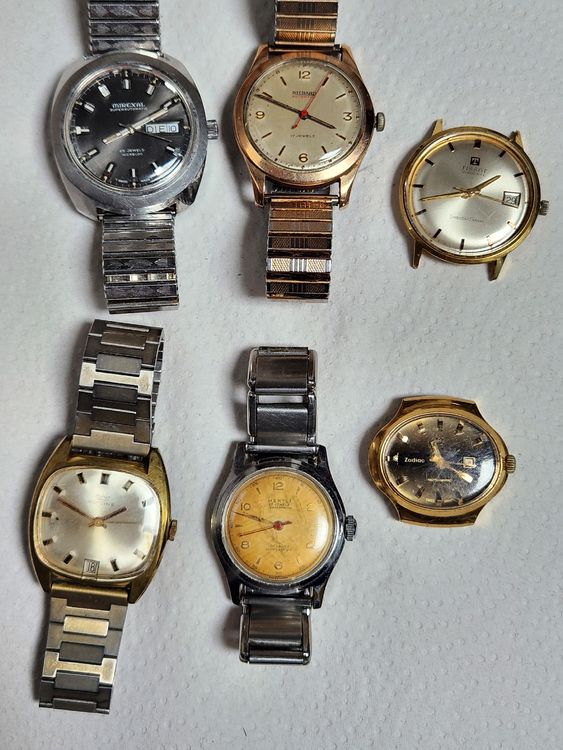 lot de montres richard,Tissot,,Glycine,zodiac,mirexal,hertli | Kaufen ...