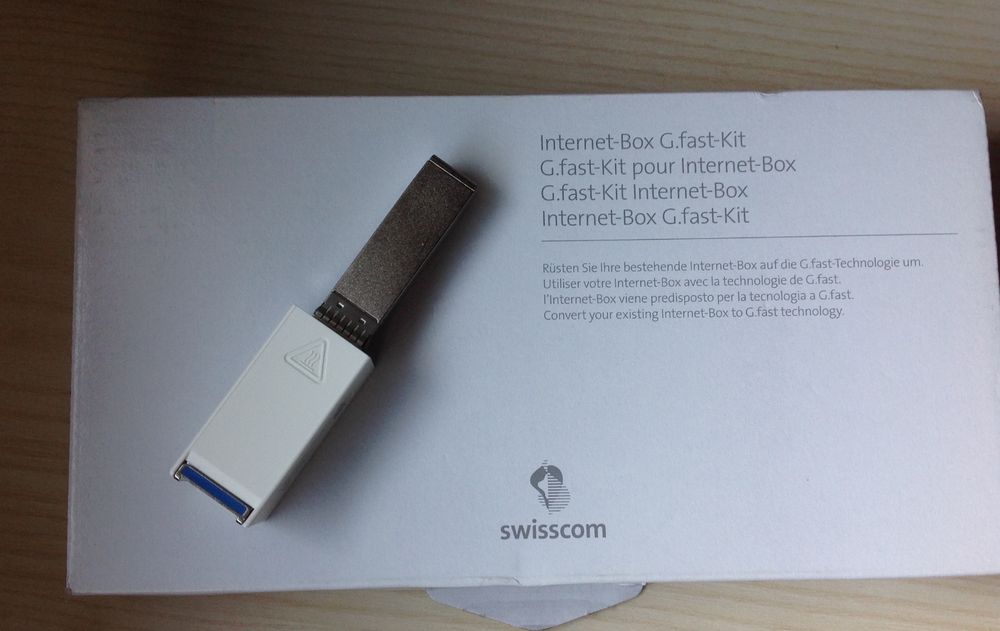 G.Fast-Kit Internet Box Swisscom (Gebraucht) in Riva San Vitale für CHF ...