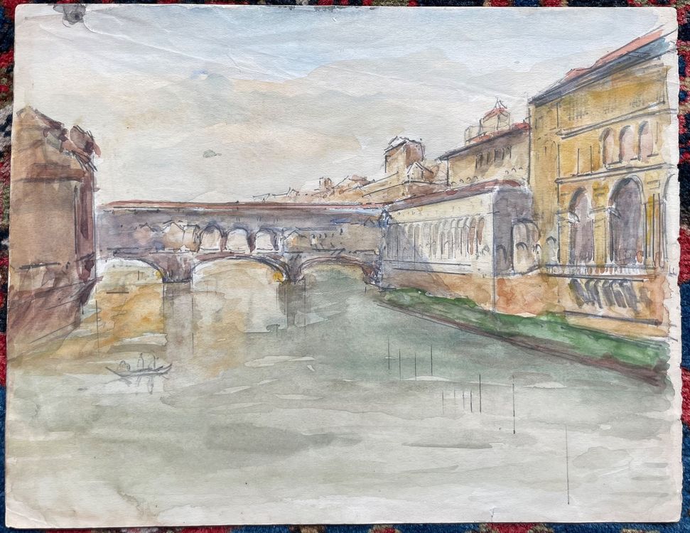 Ponte Vecchio Florence Aquarelle (Gebraucht) in Biel/Bienne für CHF 56 – mit Lieferung auf ...