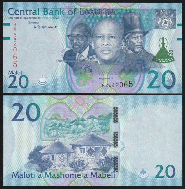 Lesotho 20 Maloti UNC 2021 | Kaufen auf Ricardo