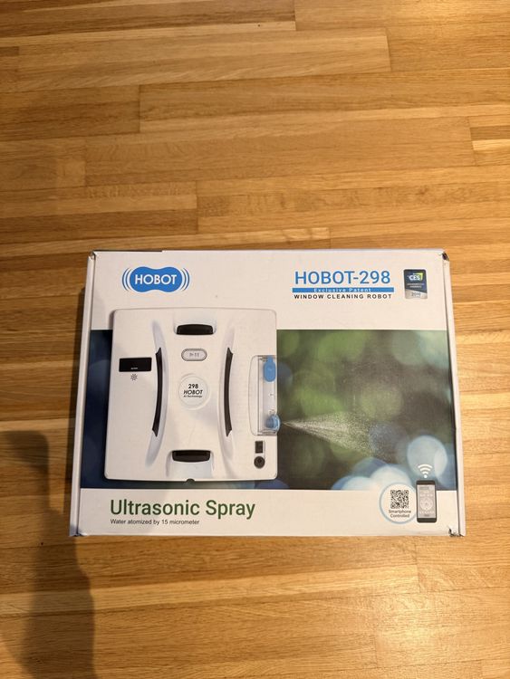 HOBOT-298 Fensterputzroboter Ultraschall Spray - Top Zustand (Gebraucht ...