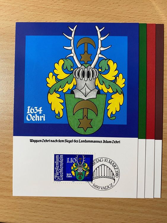 Liechtenstein Maximumkarten Landamännerwappen 1980 | Kaufen auf Ricardo