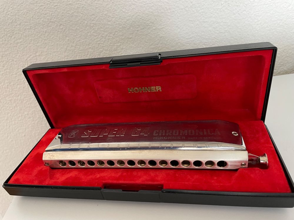 Hohner Chromonica Super 64 Mundharmonika (Gebraucht) in Goldingen für ...