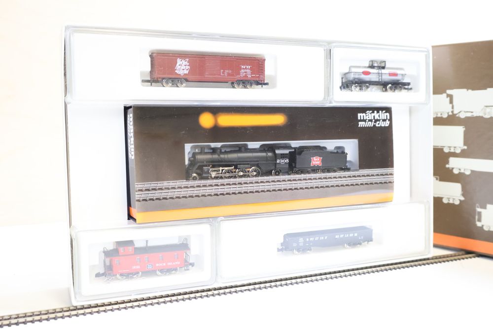 Märklin mini club Regional Set US Dampflok & Wagen 88807,1 (Gebraucht ...
