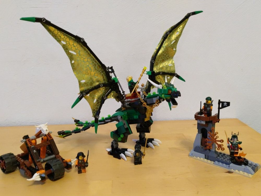 Lego 70593 Ninjago Green NRG Dragon (Gebraucht) in Niedergesteln für ...