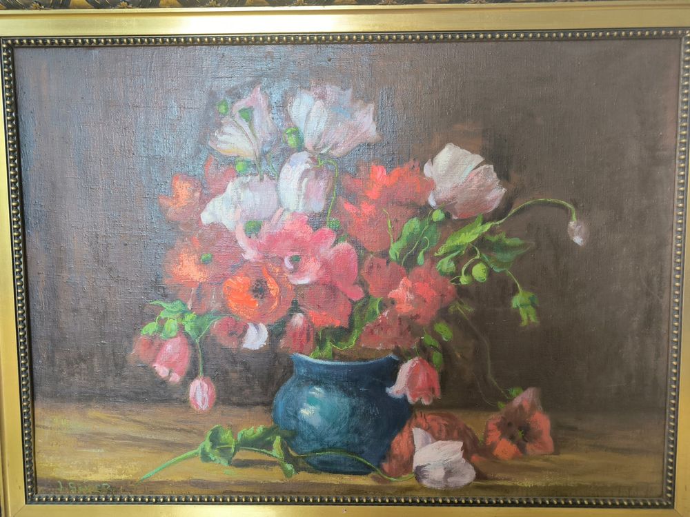 Ölgemälde, Blumenstillleben, SIGNIERT (Gebraucht) in Wabern für CHF 80 – nur Abholung auf ...