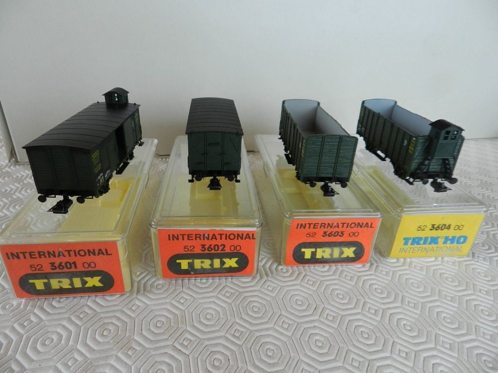 TRIX H0 DC Güterwagen K.Bay.Sts.B. 4 St | Kaufen auf Ricardo