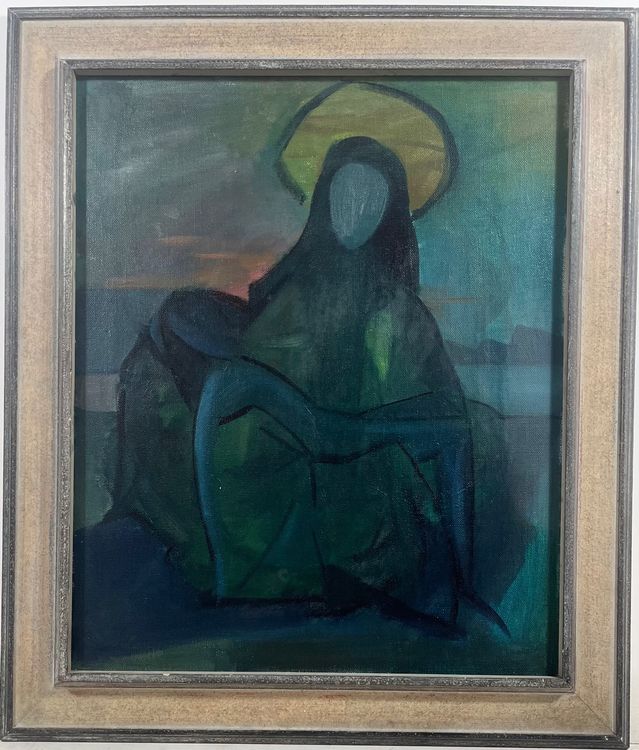 Walter Krebs (1900-1965) Heilige Szene Abstrakte Gemälde (Gebraucht) in Root für CHF 25 – mit ...