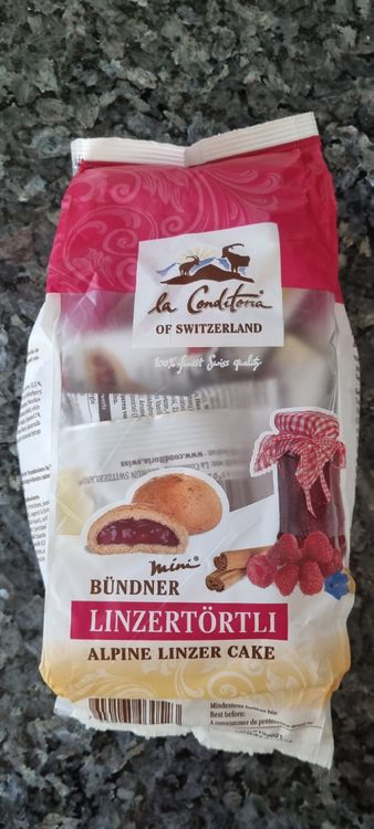Mini Bündner Linzertörtli - Alpine Linzer Cake, MHD 2026 (Neu (gemäss ...