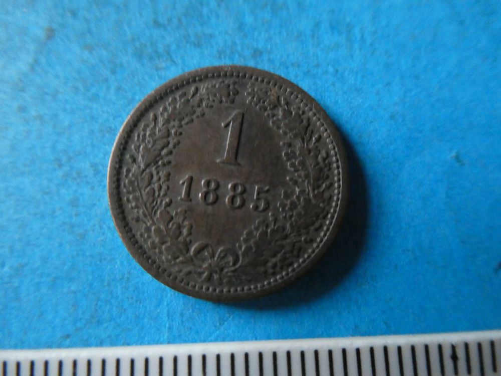 Oesterreich 1885, 1 Kreuzer (Gebraucht) in Hinterforst für CHF 6 – mit Lieferung auf Ricardo kaufen