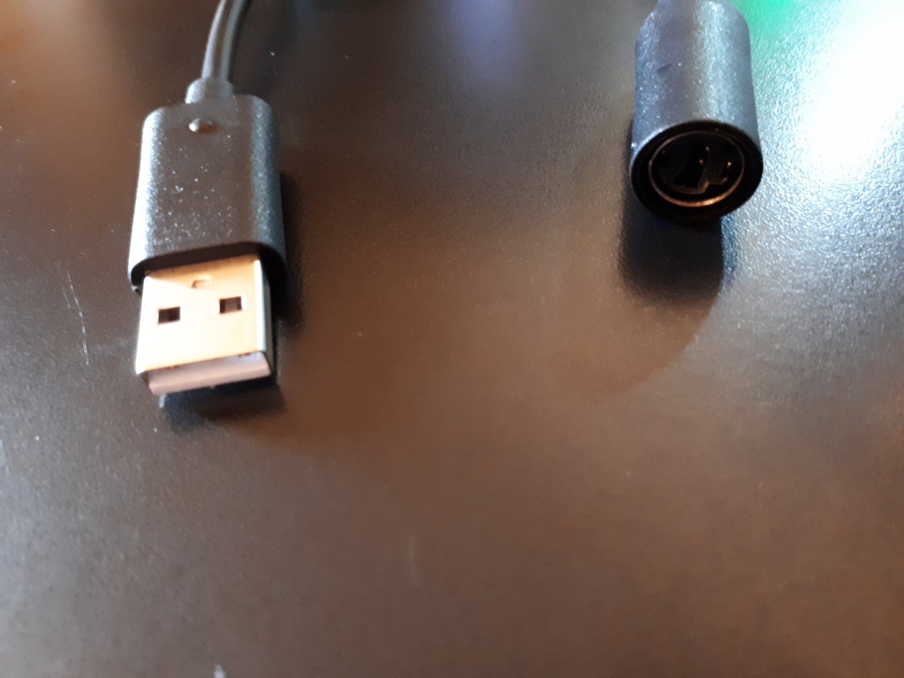 NEU - USB Kabel Adapter für XBOX 360 Anschluss-Typ - Schwarz (Neu und originalverpackt) in ...